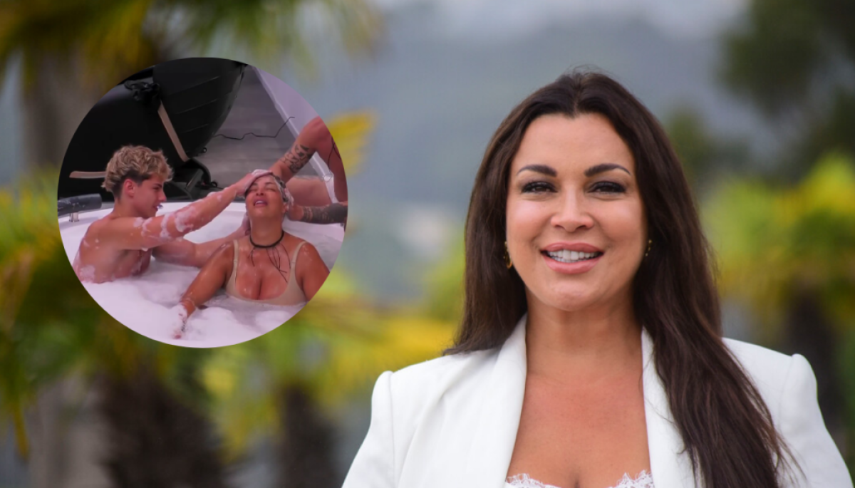 Marlen Olivari sufre al ser bañada en jacuzzi por compañero de colegio de su hijo | rtrend.cl